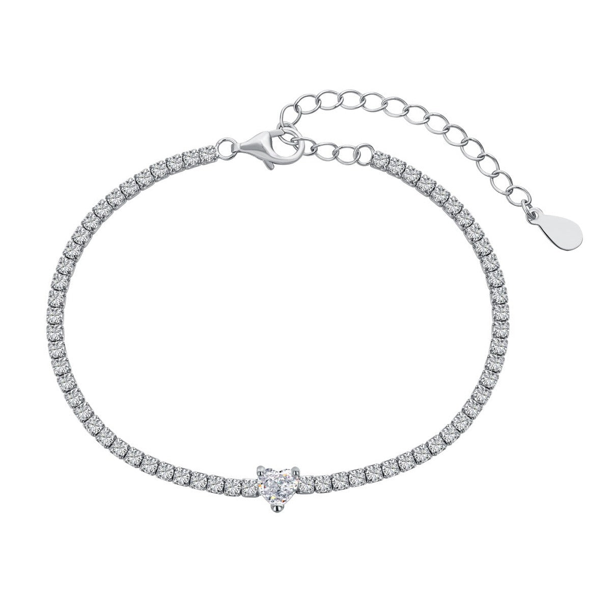 Luxora London | Valentina Sterling Silver Tennis Bracelet