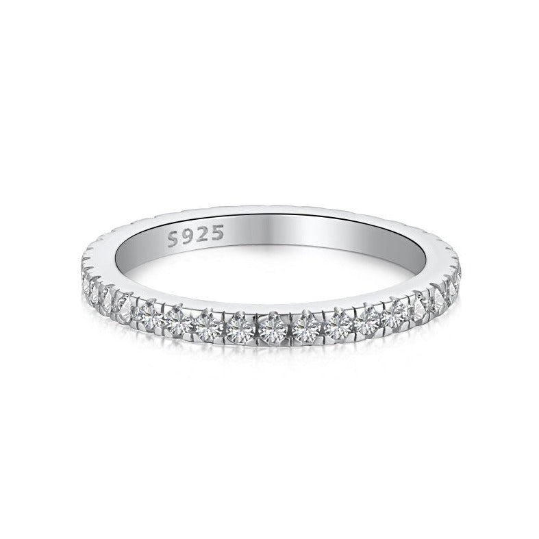 Luxora London | Vera Sterling Silver Eternity Band